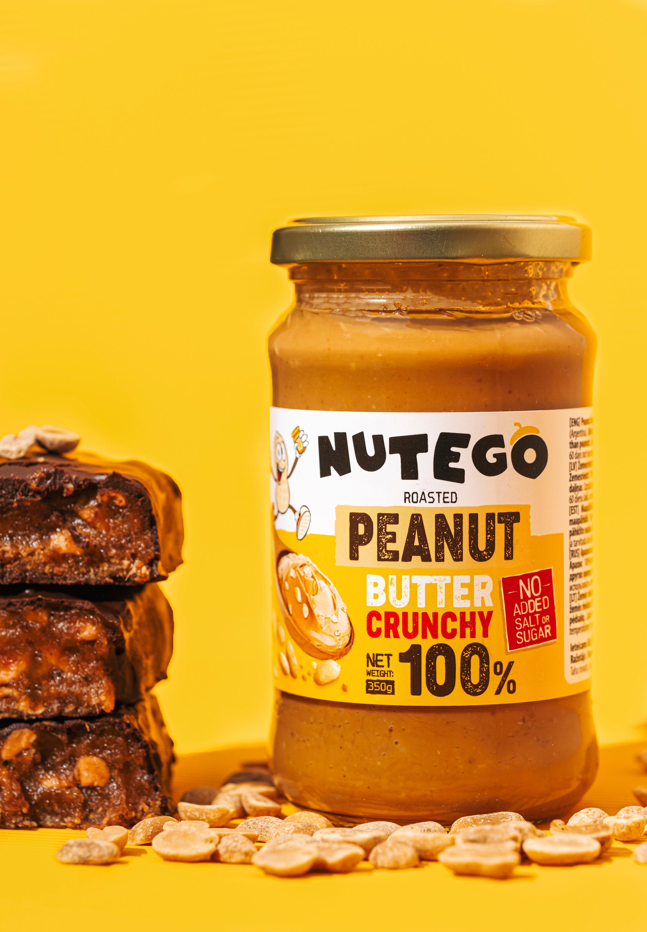 Peanut Butter 100% Crunchy – NUTEGO