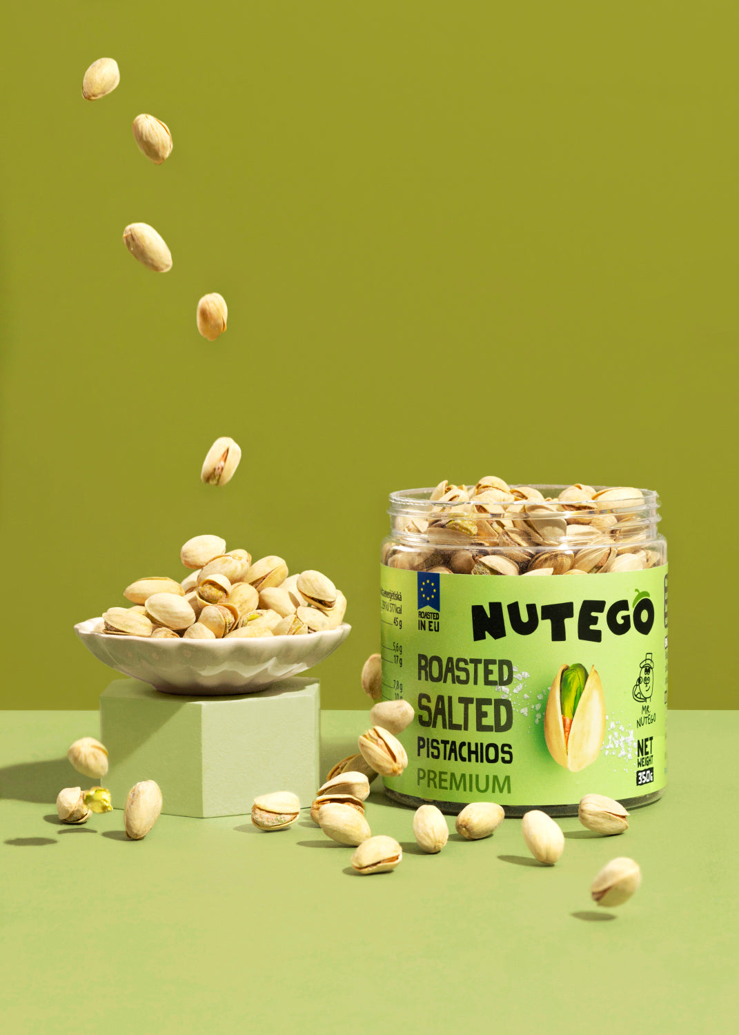 Roasted salted pistachios – NUTEGO DE