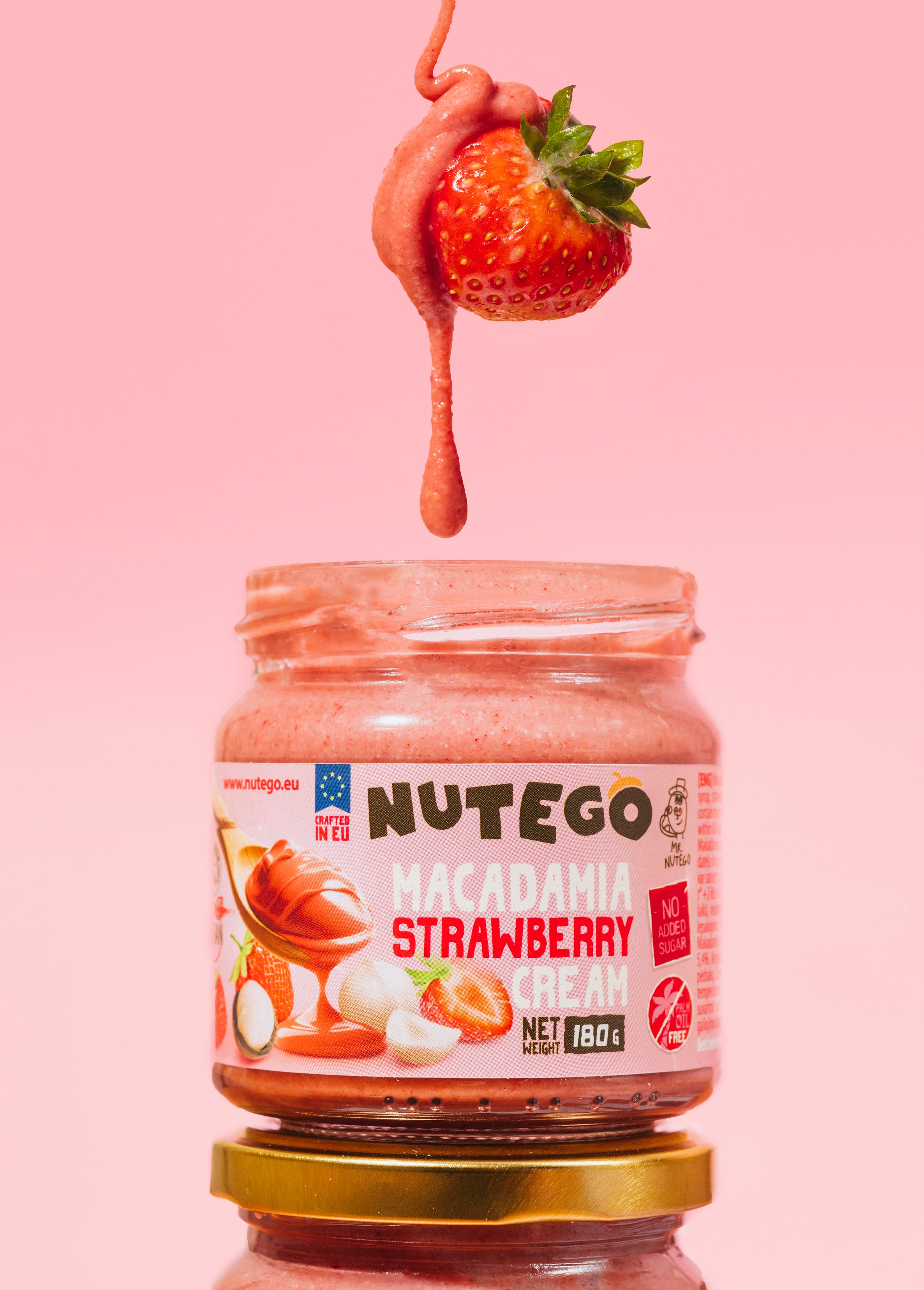 Macadamia- und Erdbeercreme – NUTEGO DE